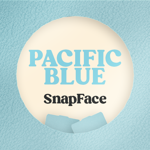 Retro Snap Interchangeable SnapFace - Pacific Blue – Retro Snap Cameras Ltd