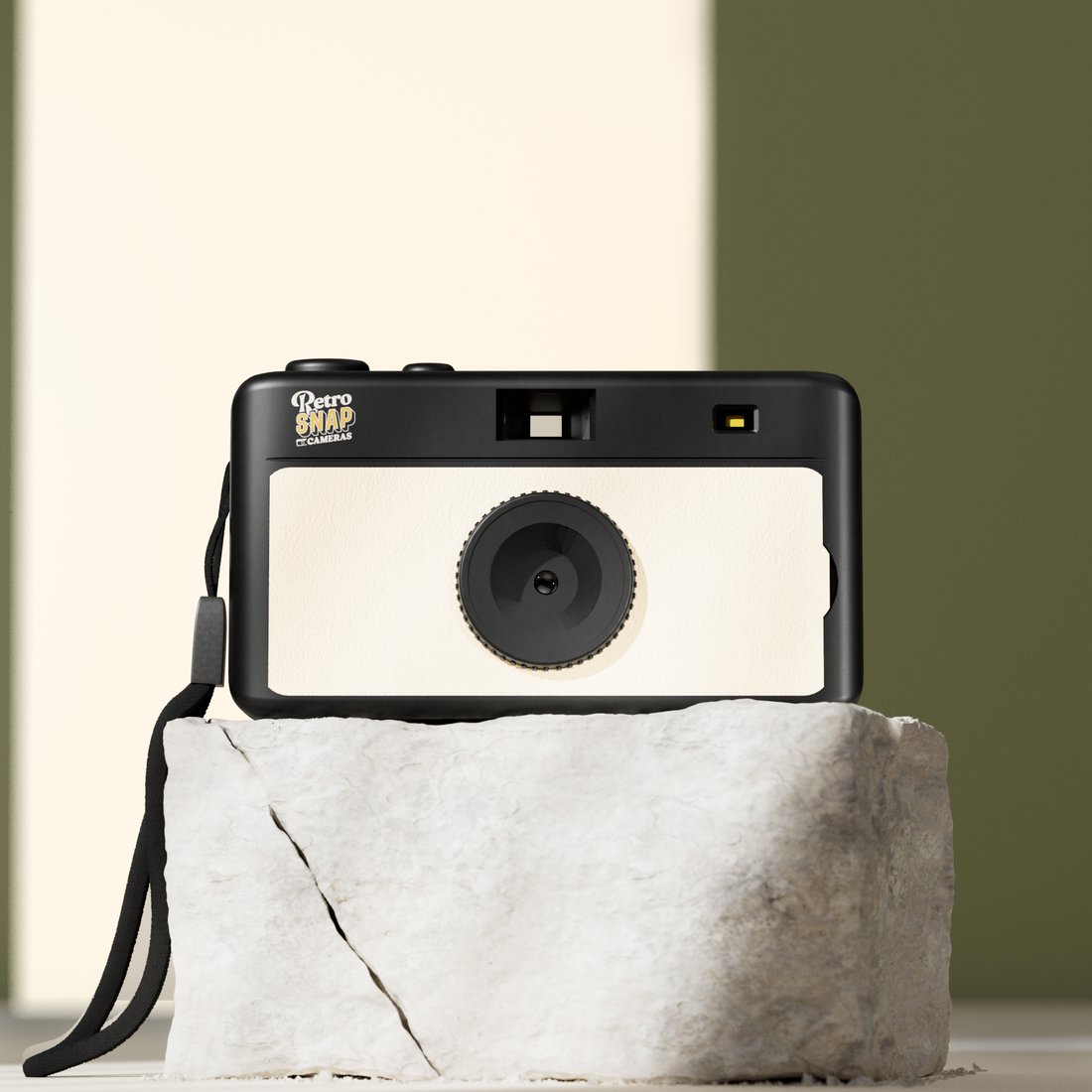 Retro Snap Screen Free Digital Camera - Ivory – Retro Snap Cameras Ltd