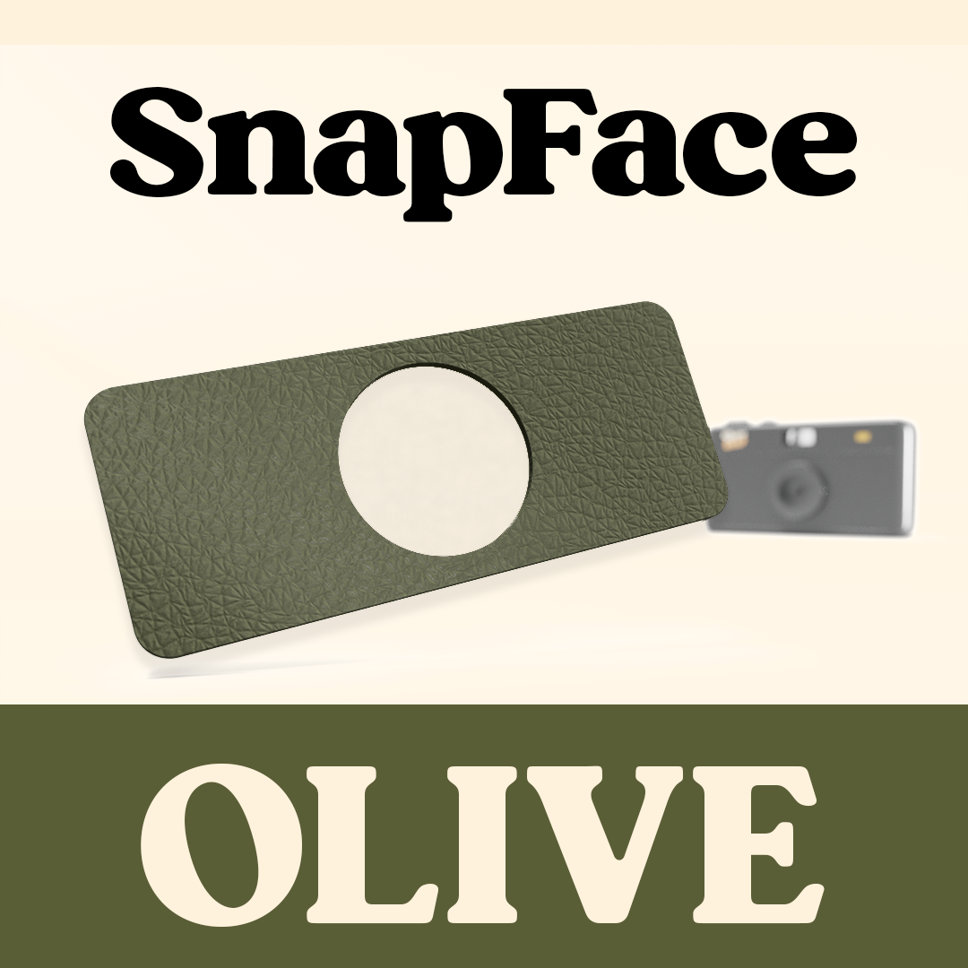 Retro Snap Interchangeable SnapFace - Olive – Retro Snap Cameras Ltd